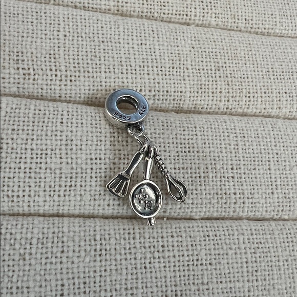 Pandora | Jewelry | Pandora Spatula Frying Pan Whisk Dangle Charm ...